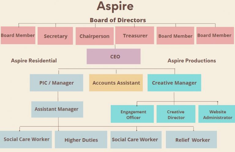 Organisational Chart – Aspire Ireland